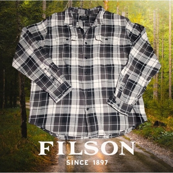 Filson | Shirts | Filson Mens Scout Flannel Shirt Button Front ...